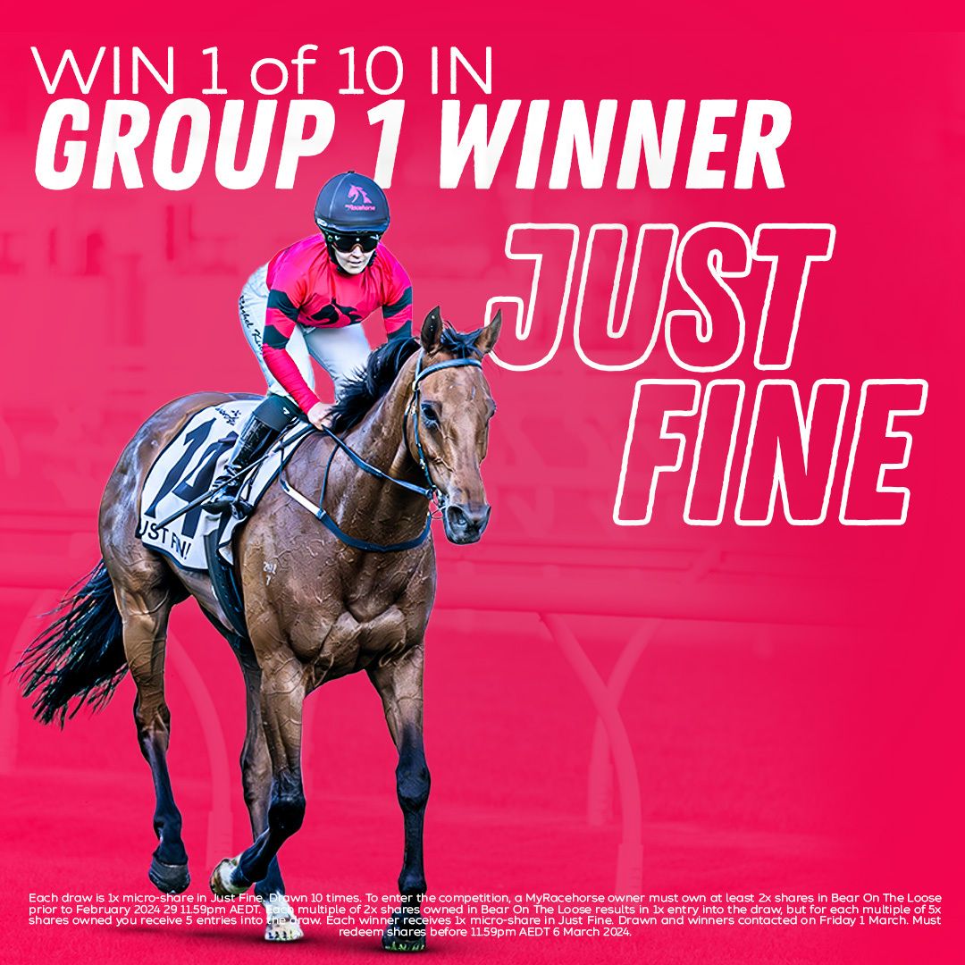 Win 1 of 10 Shares in Just Fine!